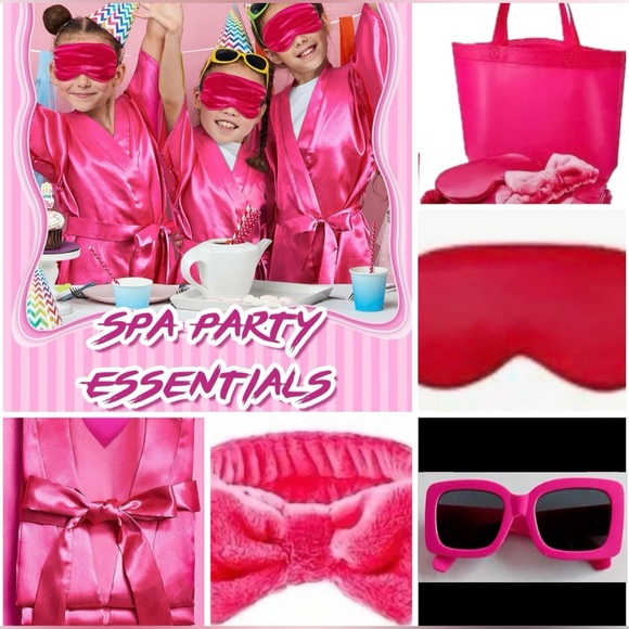 Accessories | Pink Spa Party Essentials Set Size 8 | Poshmark